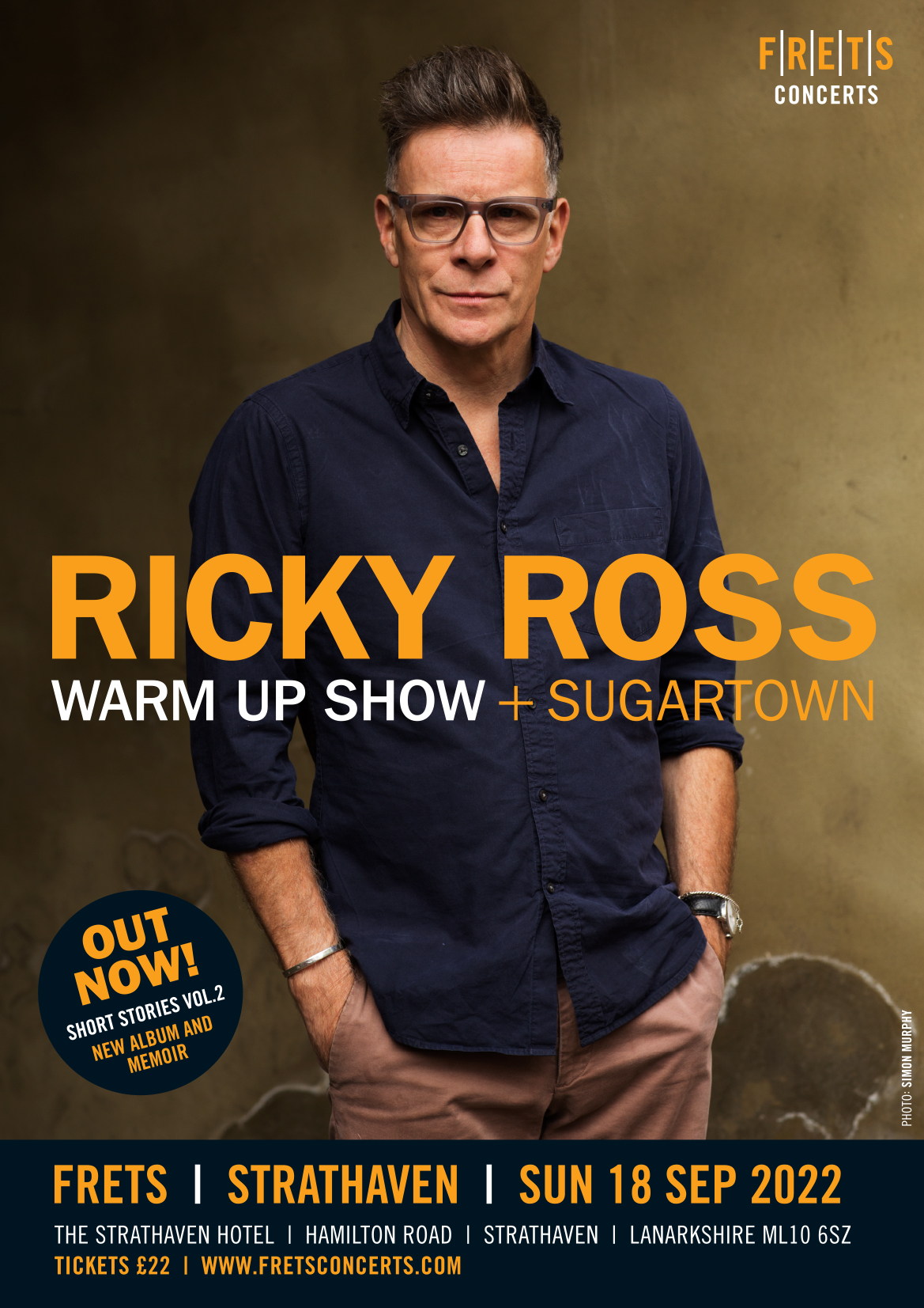 RICKY ROSS – Sunday 18th Sept – Fretsconcerts.com