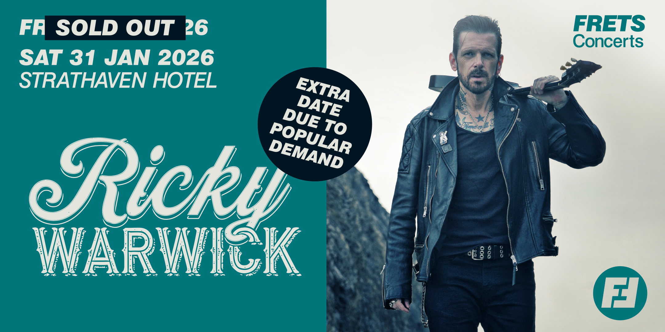 Ricky Warwick – Second FRETS concert announced!! – Fretsconcerts.com